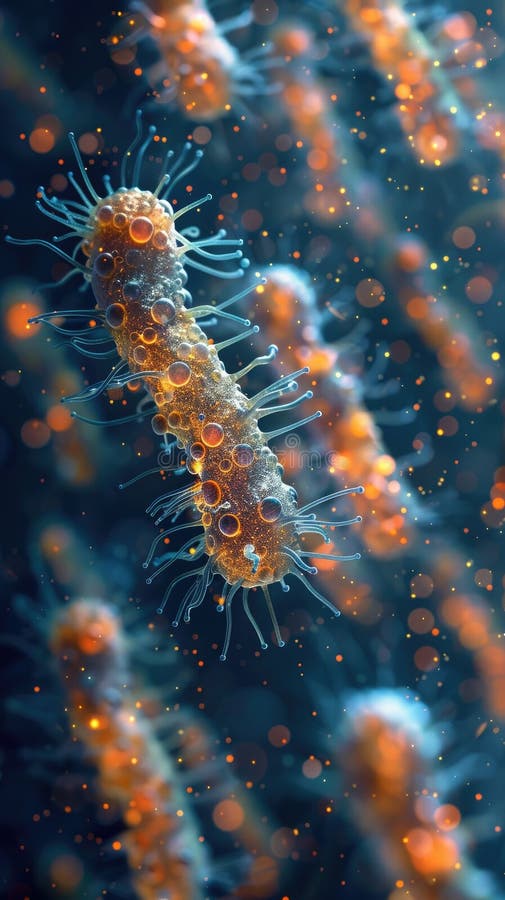 Microscopic Marvel: Bacterium Image, Revealing Intricate World of ...