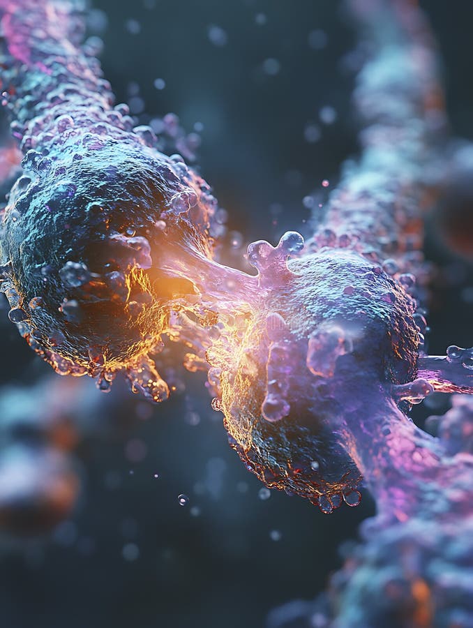 Microscopic Marvel Cancer Cell Nucleus Divides with Chromosomes in ...