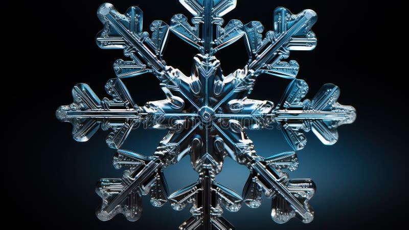 Microscopic Marvel: Snowflake Hexagonal Structures Stock Photo - Image ...
