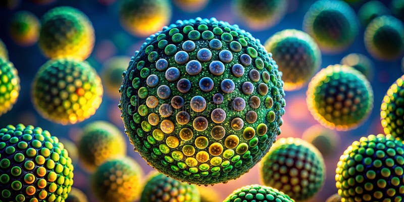 A Microscopic Marvel Unveiling the Intricate Structure of a Volvox ...