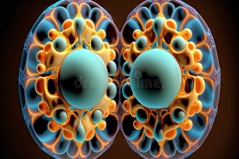 Microscopic Model of Two Separated Molecules in Process of Cell ...