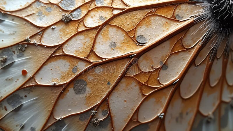 Microscopic Moth Wing, Intricate Scales & Delicate High Quality Image ...