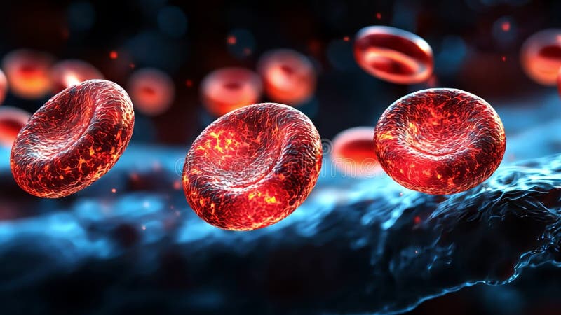Microscopic Movement of Red Blood Cells through Vessels Dynamic ...