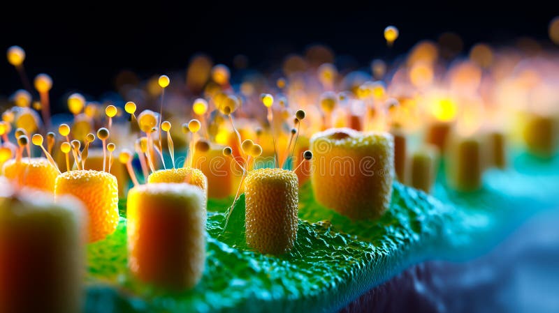 Microscopic Nanobots Meticulously Cleaning Plaque from a Human Tooth ...