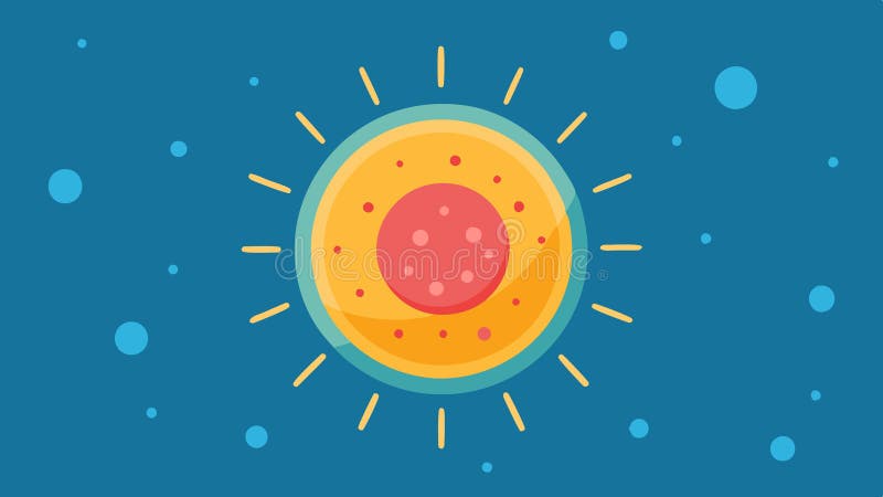 Microscopic Nanoparticles a Closeup Illustration of a Skin Cell with ...