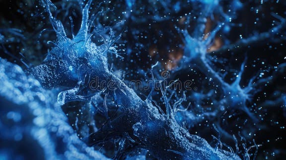 Microscopic Ocean Plankton stock photo. Image of generated - 364113942