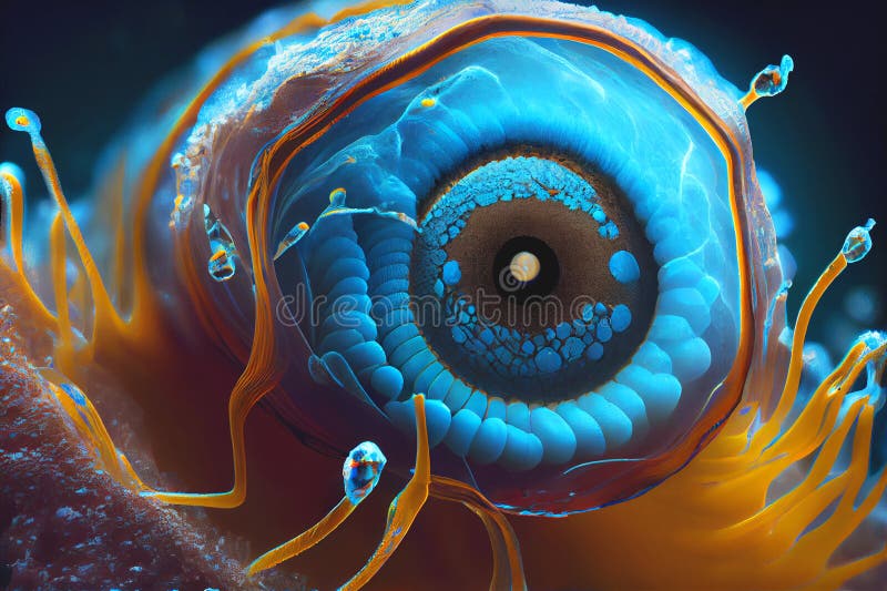 Microscopic organism stock illustration. Illustration of creatures ...