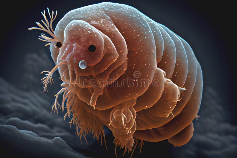 Microscopic Organism Tardigrade Stock Illustration - Illustration of ...