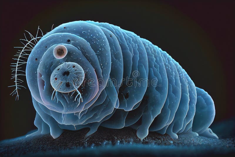 Microscopic Organism Tardigrade Stock Illustration - Illustration of ...