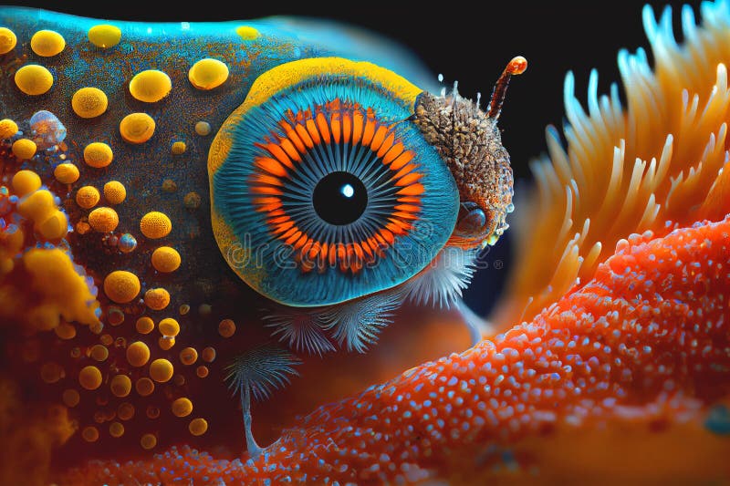 Microscopic Organism Creature Stock Illustration - Illustration of high ...