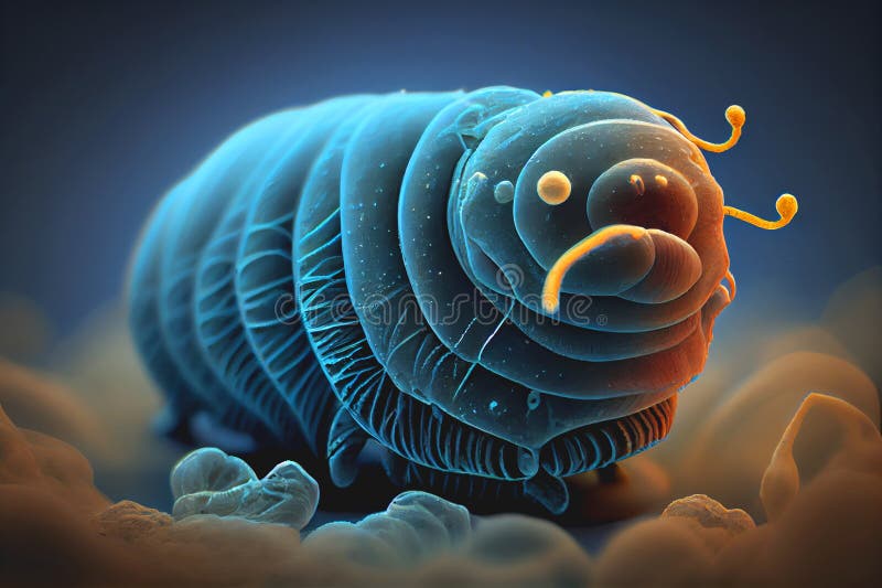 Microscopic Organism Tardigrade Stock Illustration - Illustration of ...