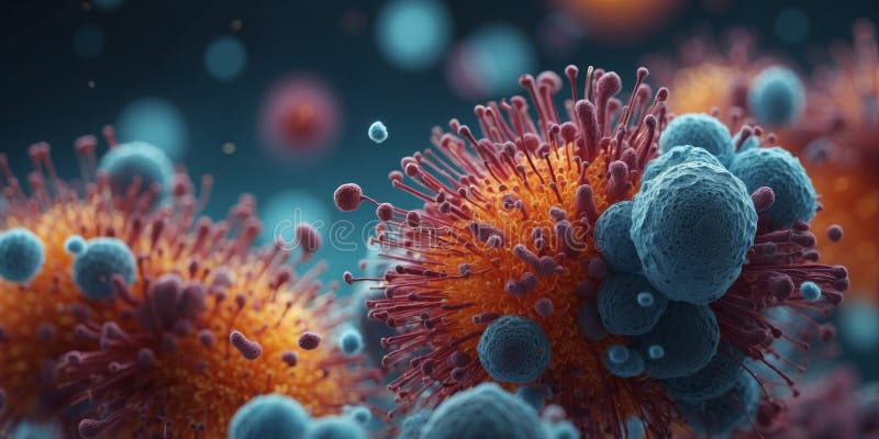 Microscopic Pandemic Digital Visualization of Infectious Disease ...