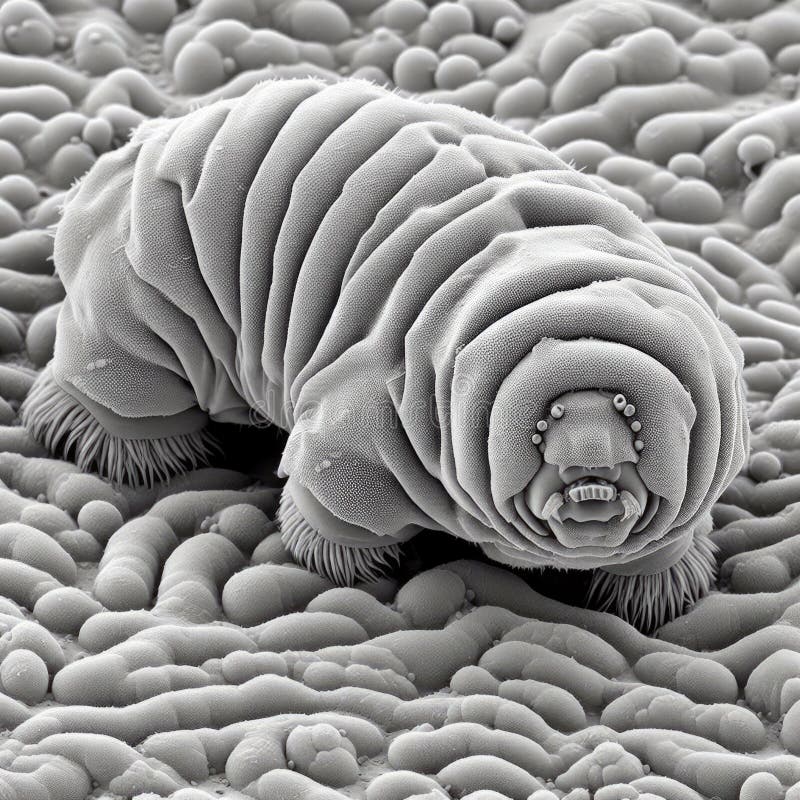 Microscopic Parasites Seen Under Electronic Microscope Stock ...