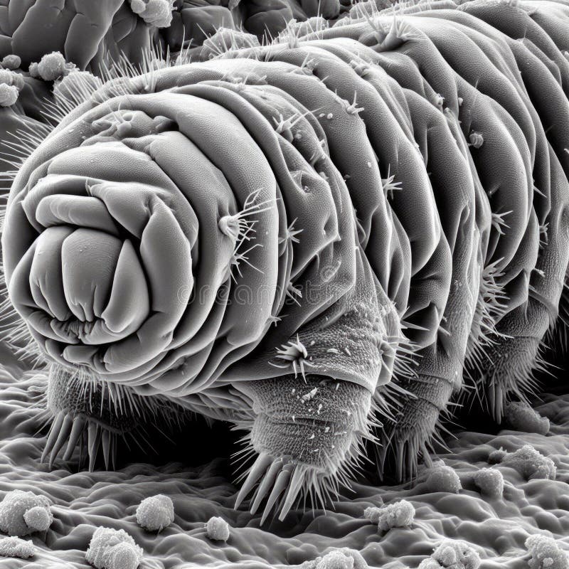 Microscopic Parasites Seen Under Electronic Microscope Stock ...