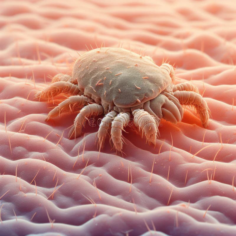 Microscopic Parasites Seen Under Electronic Microscope Stock ...