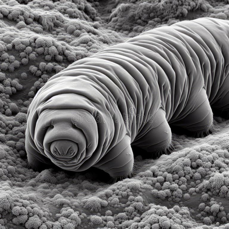 Microscopic Parasites Seen Under Electronic Microscope Stock ...