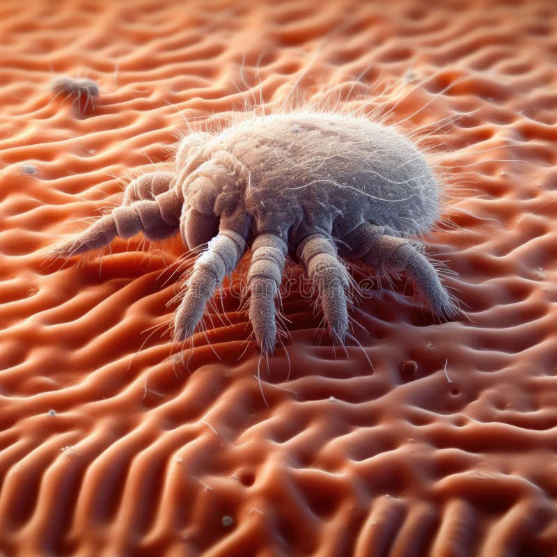 Microscopic Parasites Seen Under Electronic Microscope Stock ...