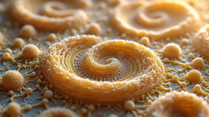 Microscopic Pollen Grain, Intricate Structure & High Quality Image ...