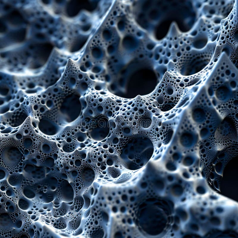 Microscopic Porous Structure Stock Illustration - Illustration of ...