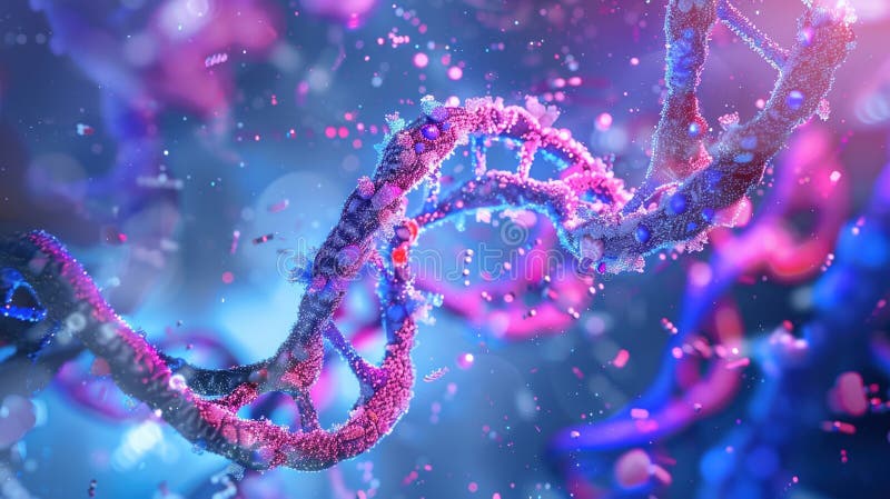 Microscopic Proteomics View Cellular Proteins Molecular Processes Stock ...