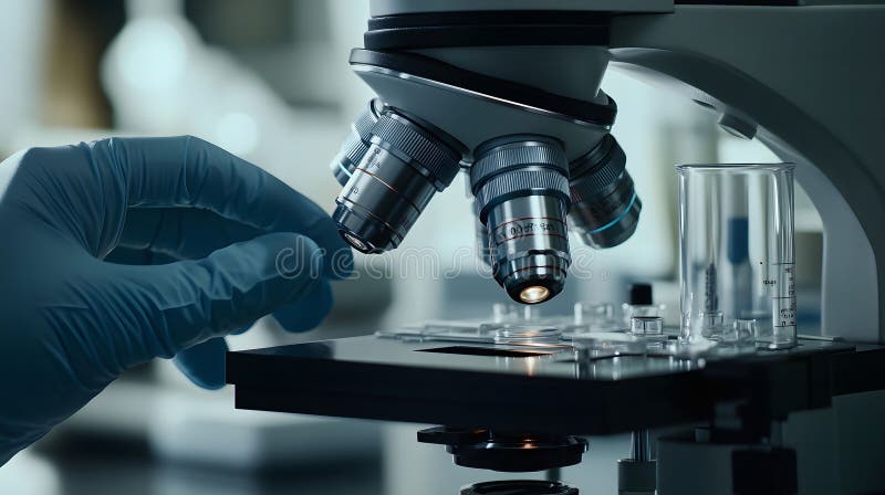 Microscopic Research: a Close-Up of Scientific Discovery Stock ...