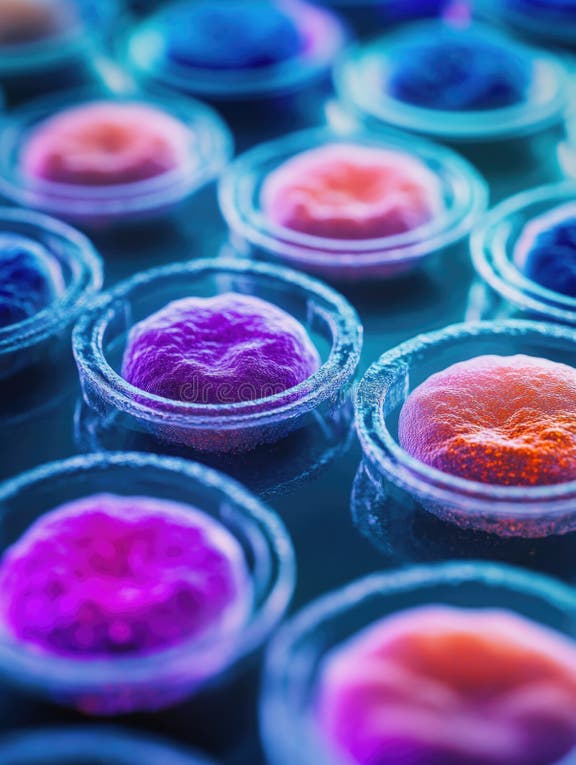 Microscopic Research - Multi-colored Beads Stock Image - Image of ...