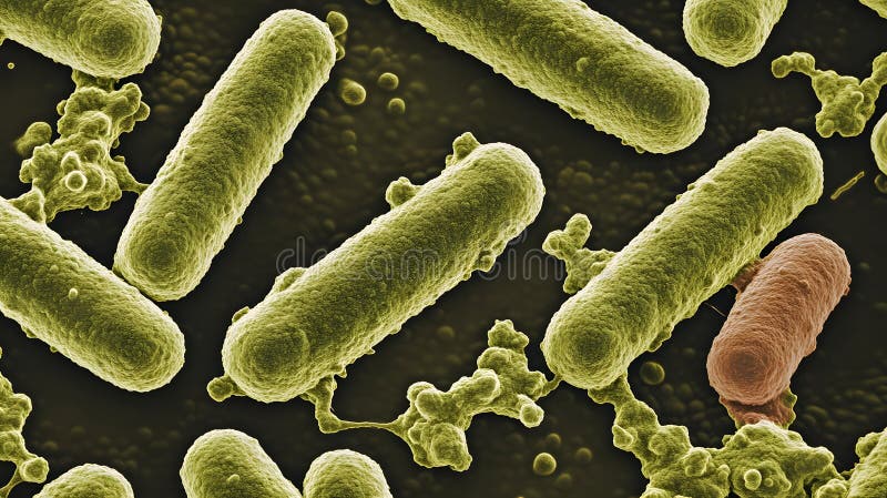 Microscopic Rod-Shaped Bacteria: Cellular Structure and Morphology ...