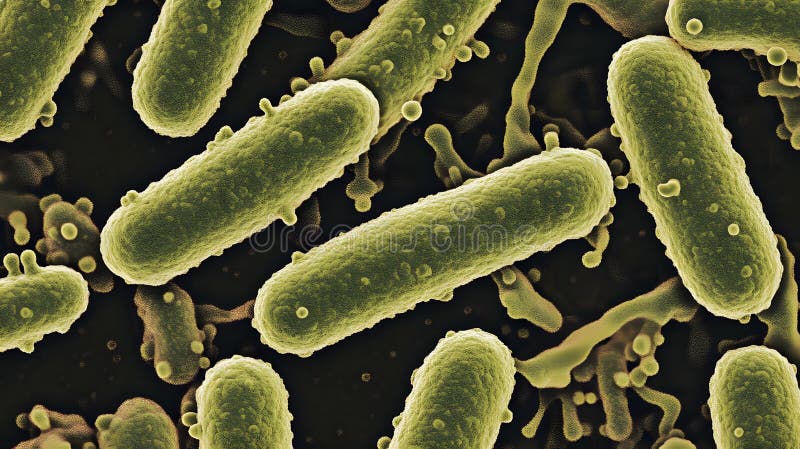 Microscopic Rod-Shaped Bacteria: Cellular Structure and Morphology ...