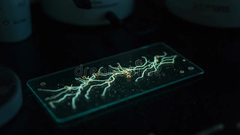 Microscopic Seed Germination on Glass Slide: a Detailed Study Stock ...