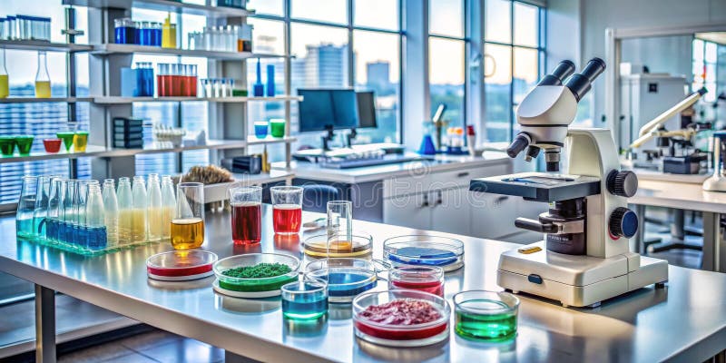 Organized Microlaboratory Workspace Stock Illustrations – 1 Organized ...