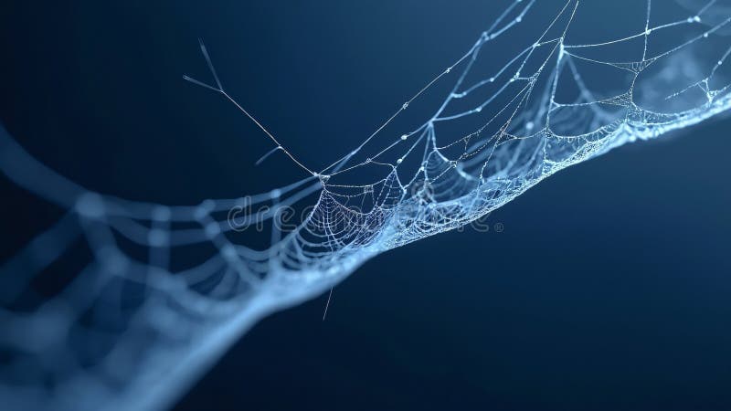 Microscopic Spider Silk, Strength, Elasticity, High Quality Image Stock ...