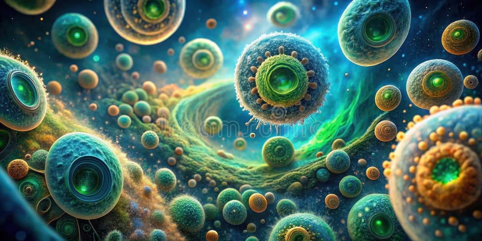 A Microscopic Universe Exploring the Intricate Details of Cellular ...
