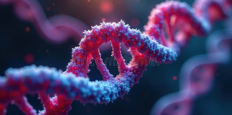 Microscopic View of Automated Gene Editing Process, Microscopic ...