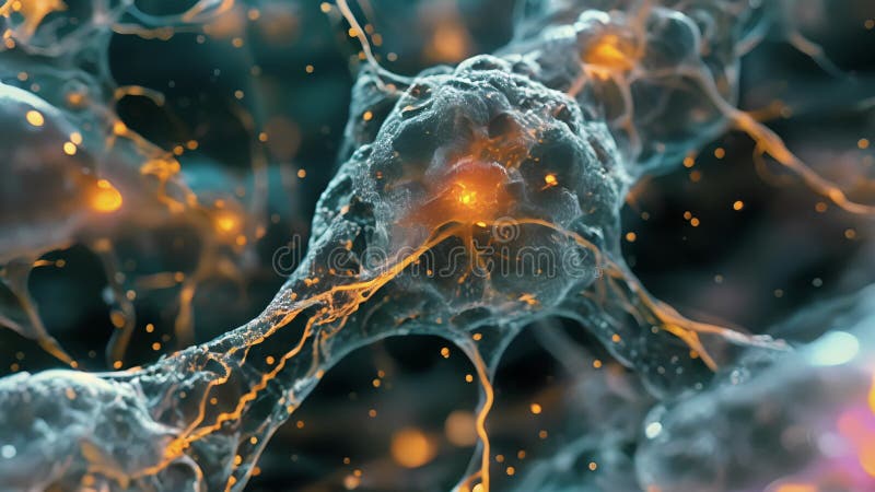 A Microscopic View of Axon Growth Cones Showcasing Their Intricate ...