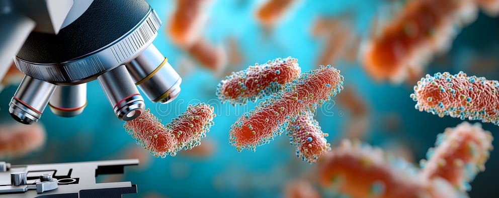 Microscopic View of Bacteria Colonies Showcasing Intricate Patterns ...