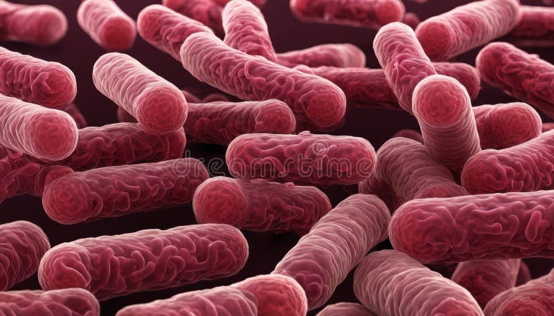 Microscopic View of Bacteria, a Common Cause of Infections Stock ...