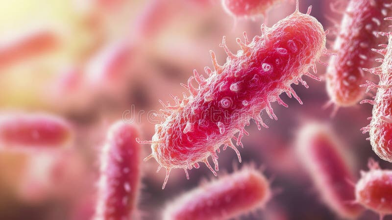 Microscopic View of Bacteria, Escherichia Coli in the Body ...