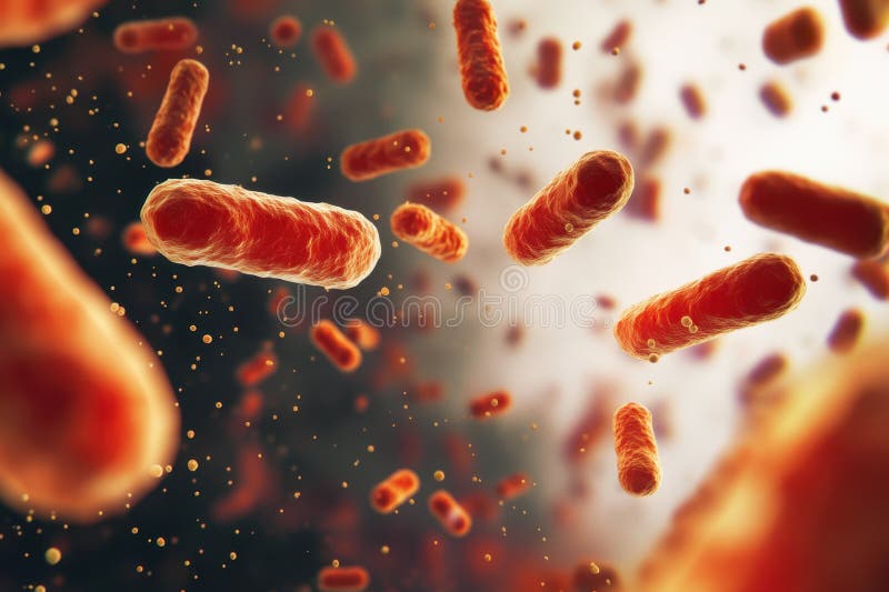 Microscopic View of Bacteria Showcasing Their Unique Structure and ...