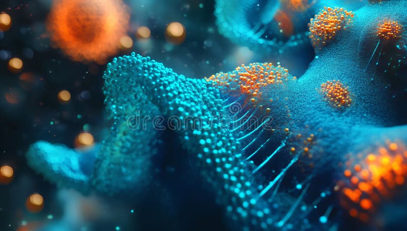 Microscopic View Bacteria Viruses Displayed Vibrant Colors Stock Photos - Free & Royalty-Free ...