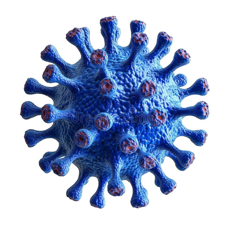 Microscopic View of Blue Bacteria Stock Image - Image of bacterium ...