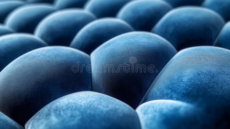 Microscopic View of Blue Cells Detailed Texture Stock Illustration ...