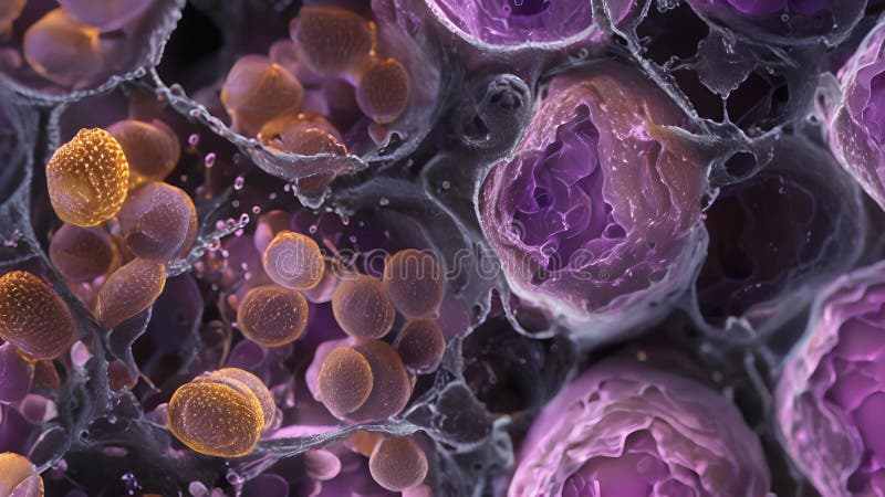 Microscopic View of the Bone Marrow Stroma Shows Colonies of ...