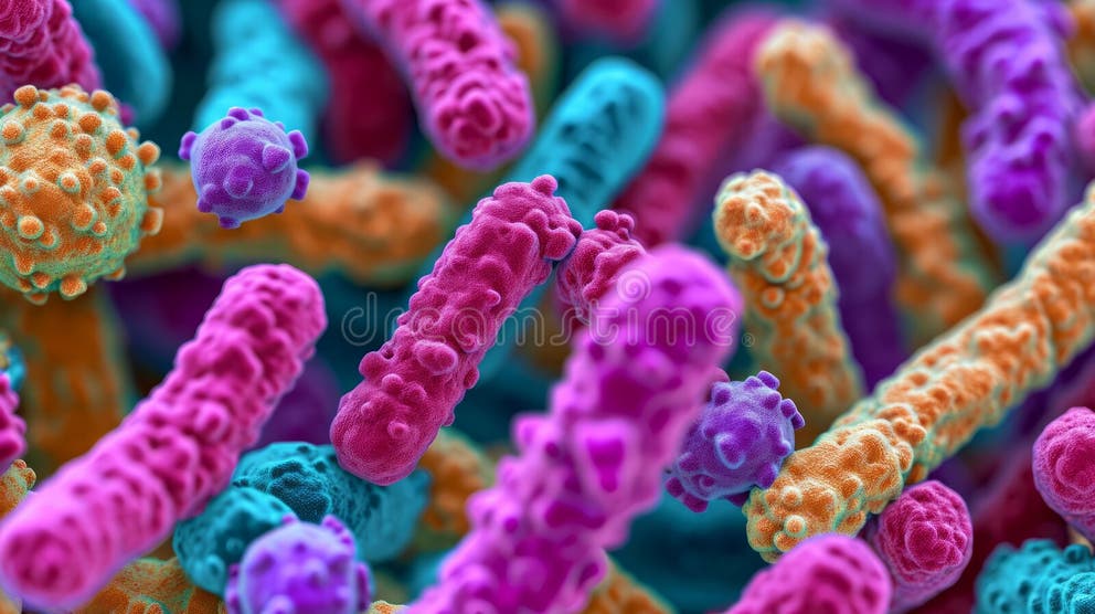 Microscopic View of Campylobacter Jejuni Bacteria AI Generated Stock ...