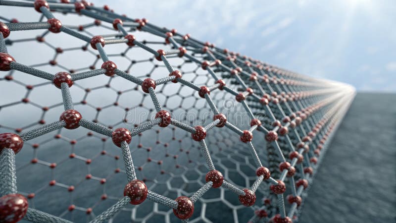 Carbon Nanotube Structure Nano Stock Illustrations – 634 Carbon ...
