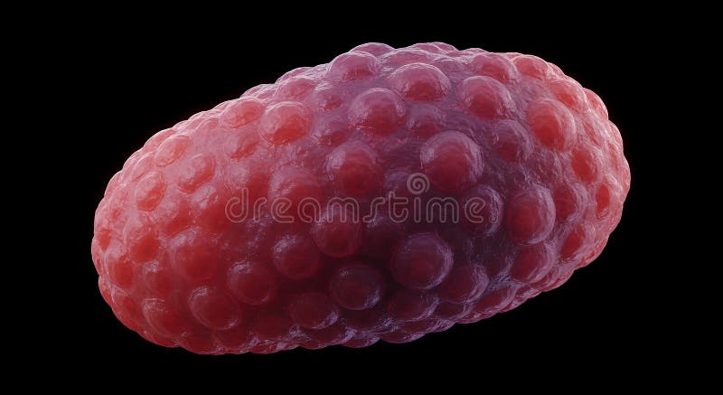 Detailed 3D Render of a Red Bumpy Carbuncle Skin Infection Against ...