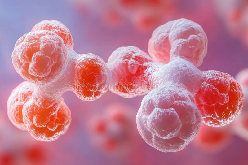 Microscopic View of Cell Cluster Stock Photo - Image of education ...