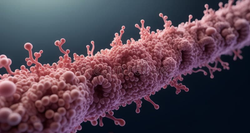 Microscopic View of a Cell with Protrusions, Possibly a Neuron or Stem ...