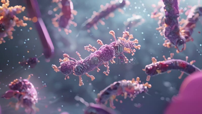 A Microscopic View of a Cell with Shortened Telomeres Displaying Signs ...