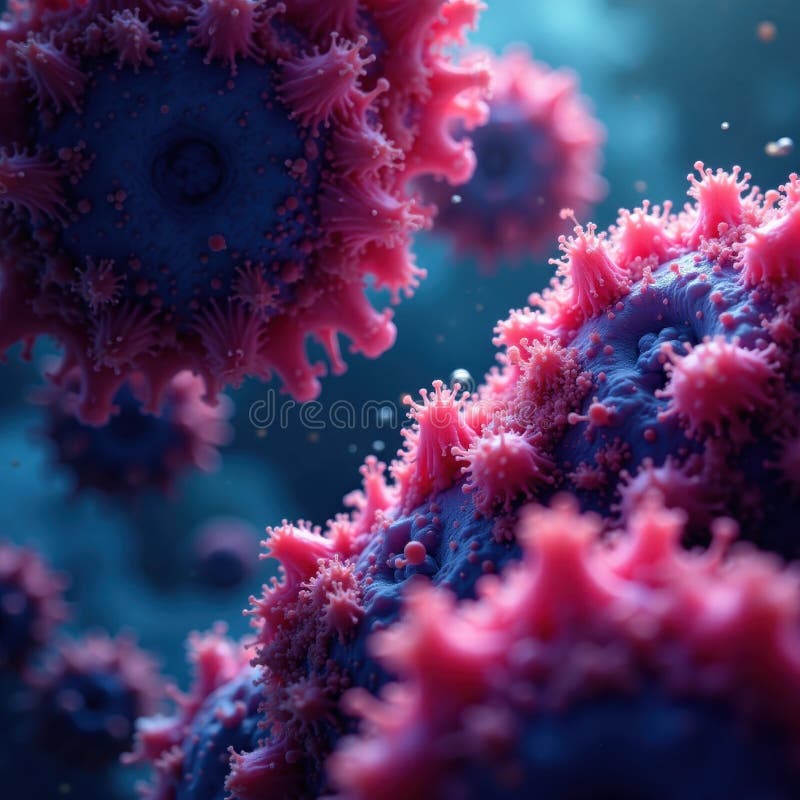 Microscopic View of Cells Dividing Cellular Processes Healthcare Cell ...