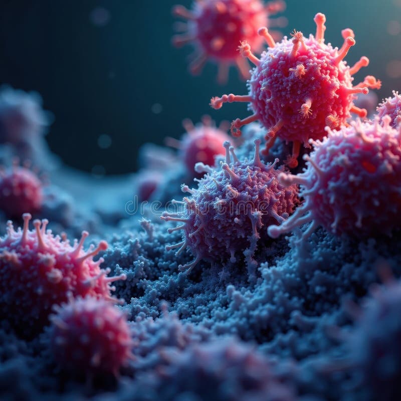 Microscopic View of Cells Dividing Cellular Processes Microscopic Image ...